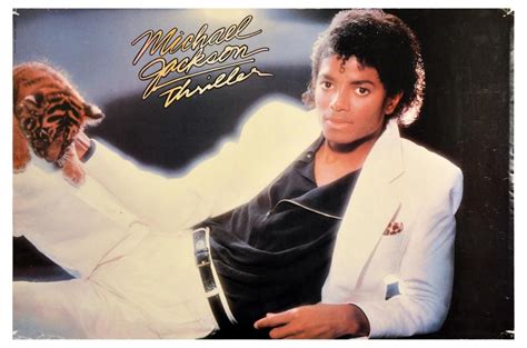 Michael Jackson Thriller Album Cover Tiger Michael Jackson Thriller