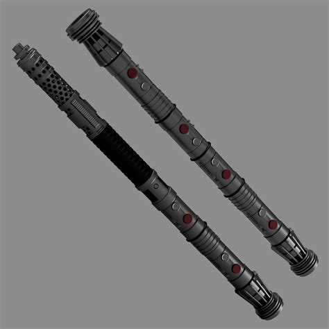 📁 Darth Maul Lightsaber Pack 3d Print Stl File・ 3d File For ・cults