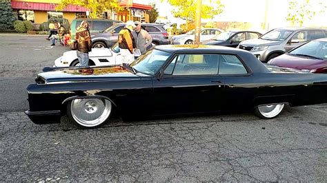 1966 Black Cadillac Coupe Deville Lowrider 22 Rims Low Profile Tires