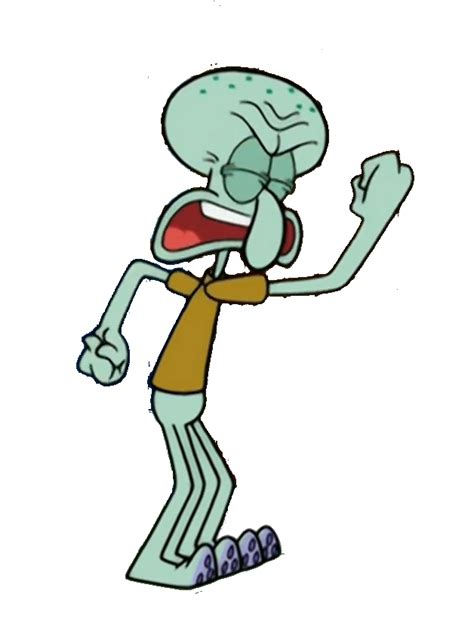 Squidward Was Very Angry Vector By Miguelkinemaster On Deviantart
