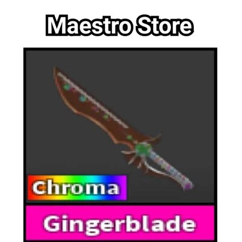 Other Mm2 Chroma Gingerblade In Game Items Gameflip