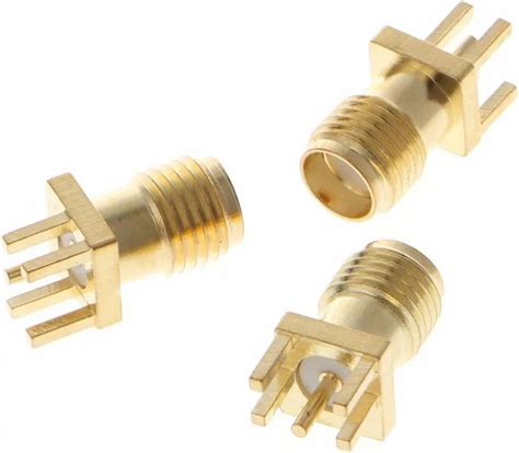 1 6mm Straight Sma Female Solder Edge Space Pcb Mount Brass At ₹ 11 5 Piece In New Delhi
