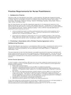 Practice Requirements For Nurse Practitioners Practice Requirements