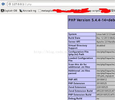 kali linux下php环境搭建 csdn博客