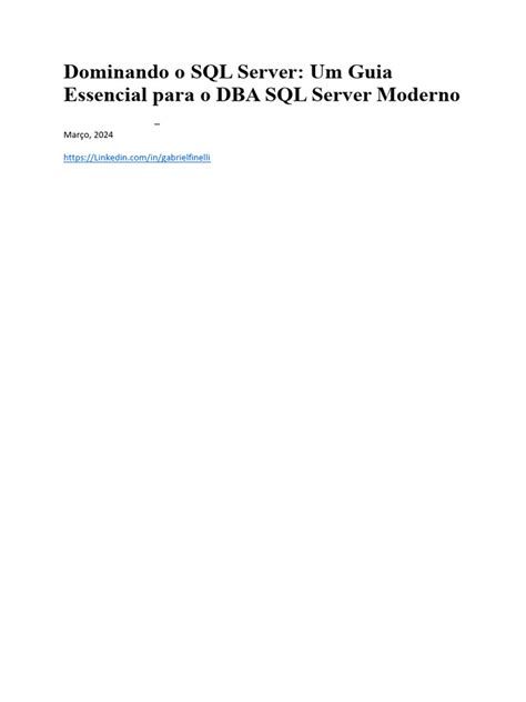 dominando o sql server pdf