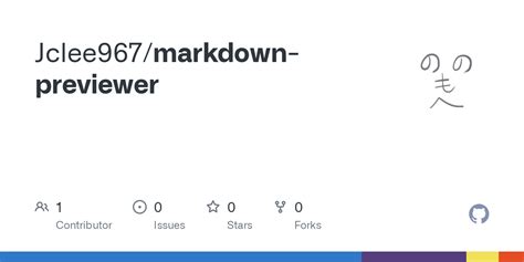 GitHub Jclee967 Markdown Previewer