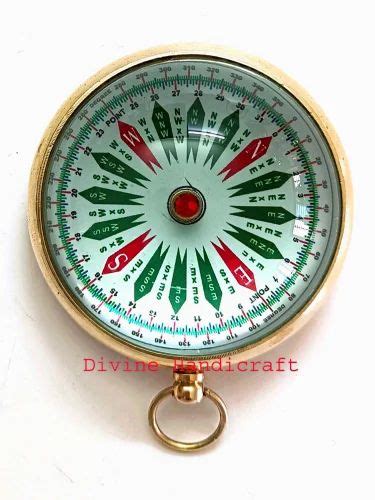 Golden Brass Paper Weight Desk Compass Sizediameter 2 Inches At ₹ 465piece In Roorkee