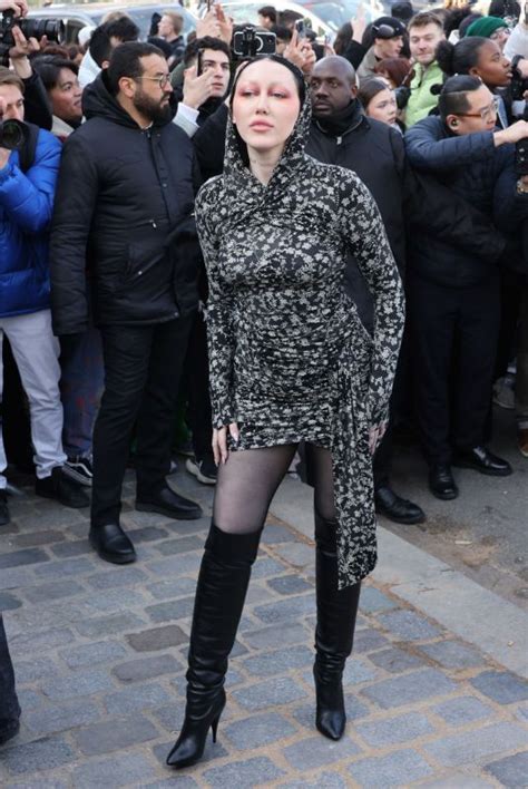Noah Cyrus At Off White Womenswear Fallwinter 2023 2024 Show At Paris