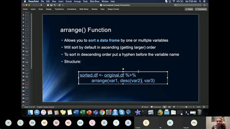 Dplyr Arrange Function Youtube
