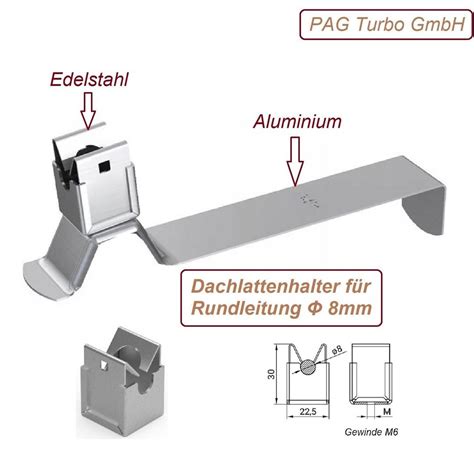 Dachlattenhalter Leitungshalter Blitzschutz Blitzableiter Für 8mm