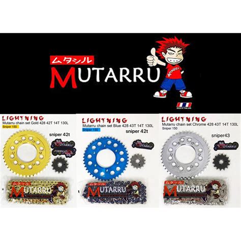 Sniper150 Sniper155 Mutarru Chain Set Sniper150 Lc150 Lc155 Mutarru