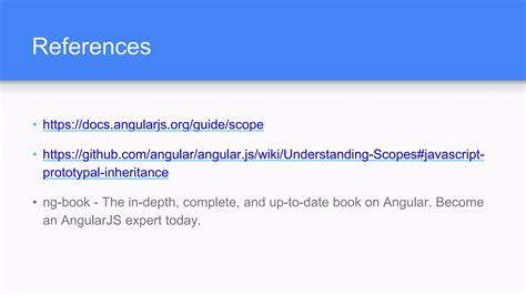 scope in angularjs pptx