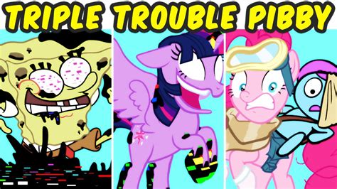 Fnf Vs Tripletrouble Cover Vs Twilight Pibby Vs Spongebob Pibby Fnf