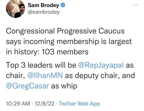 Congressional Progressive Caucus Says Incoming Membership Is Largest In