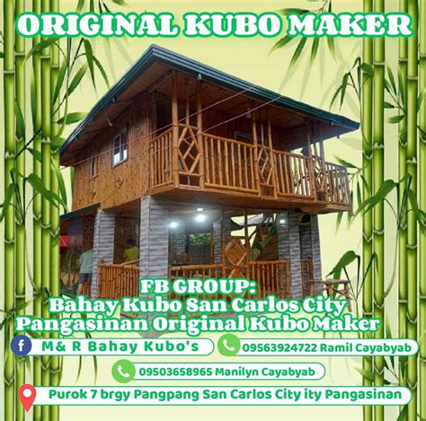 Bahay Kubo 1 San Carlos City Pangasinanoriginal Kubo Maker Facebook