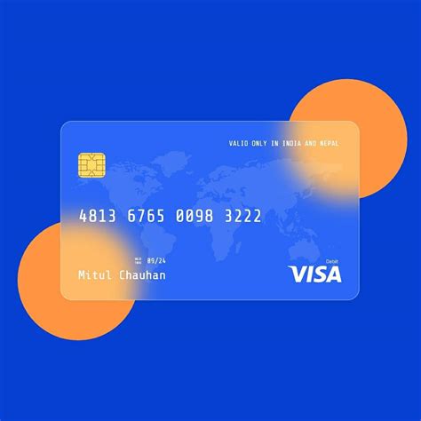 Mitulchauhan008 📱 Glass Morphism “debit Card” Design