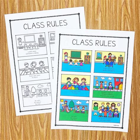 Editable Classroom Rules Classroom Rules Activities Class Rules