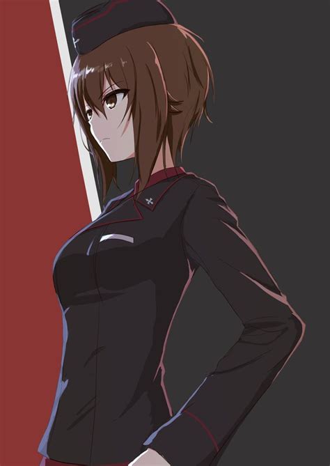 Pin On Maho Nishizumi Girls Und Panzer Kuromorimine