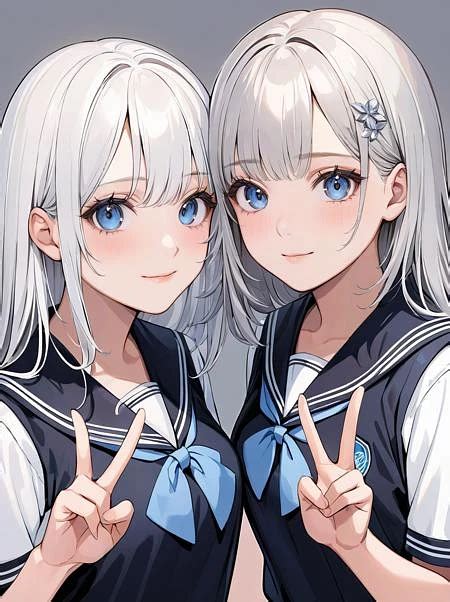 ダブルピースdouble V Lycoris For Ai Models Prompthero