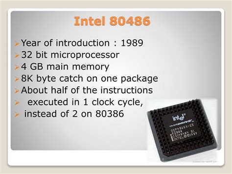 Evolution Of Microprocessor Pptx Computing Technology And Computing