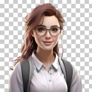 Animated Girl With Backpack Png Images Animated Girl With Backpack