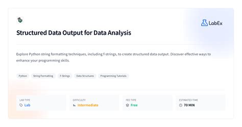 Python String Formatting Data Structures Programming Tutorials Labex