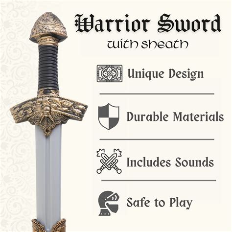 Toy Sword With Sheath 23 Long Plastic Sword With Sound Toy Swords