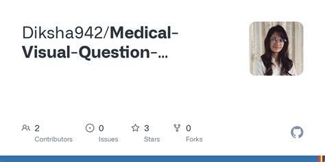 GitHub Diksha Medical Visual Question Answering