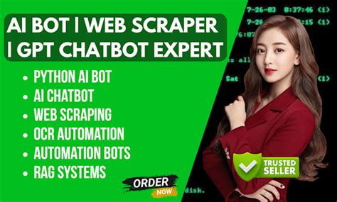 Construir Bot De Ia En Python Chatbot De Ia Web Scraping Automatización Ocr Aplicación Web
