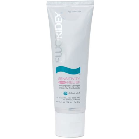 Fluoridex Sensitivity Relief Sls Free Toothpaste 11 Sodium Fluoride 5