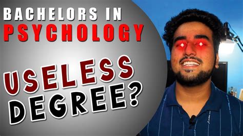 Bachelors In Psychology Is Useless Degree Youtube