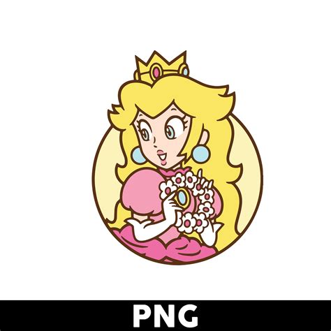 Princess Peach Png Peach Head Png Mario Png Super Mario Pn Inspire