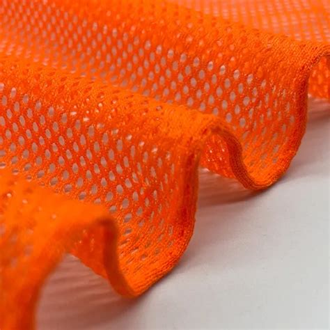 Polyester Sports Mesh Fabric Knitted Garment Netting Mesh 100