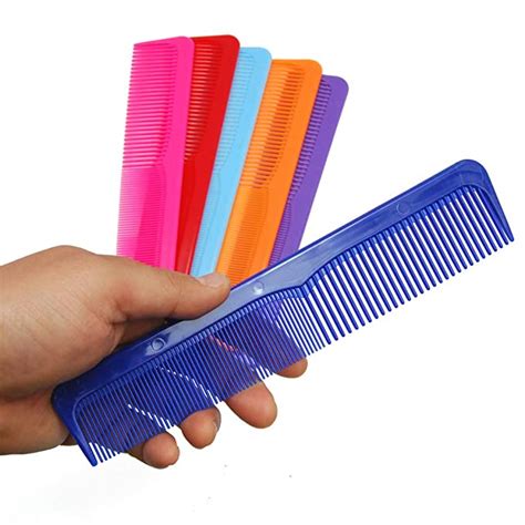 9″ Large Comb Colorful Styling Essentials Coarsefine Assorted Colors