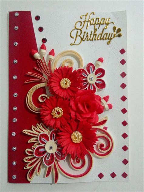 Quilling Birthday Cards All Ages Happy Birthday Quilling Card Quilling Cards Quilling Cards