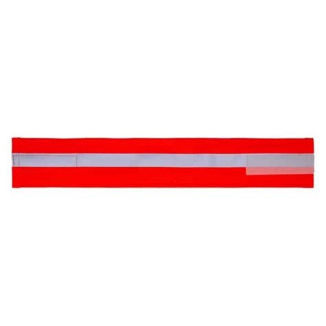 Brassard Pvc Visibilité Journuit Orange Fluo