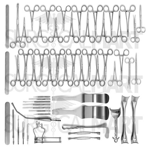 104 Basic Laparotomy Instruments Set Economy Surgical Mart