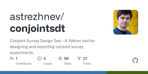 Github Astrezhnevconjointsdt Conjoint Survey Design Tool A Python Tool For Designing And
