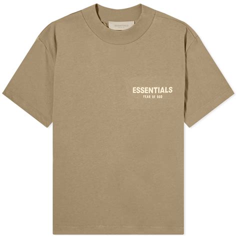 Fear Of God Essentials Womens Logo T Shirt Oak End Ar