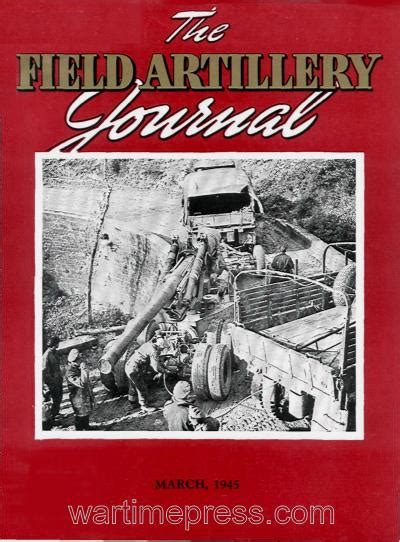 The Field Artillery Journal 1945 03 Pdf Wartime Press