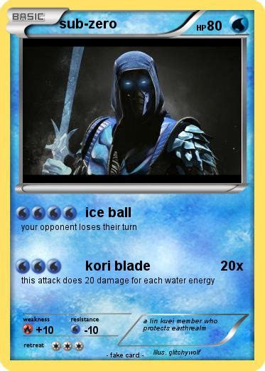 Pokémon Sub Zero 466 466 Ice Ball My Pokemon Card