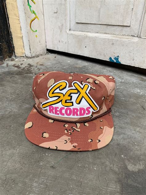Chrome Hearts X Sex Records Camou 6 Panel Hat Mens Fashion Watches And Accessories Caps And Hats