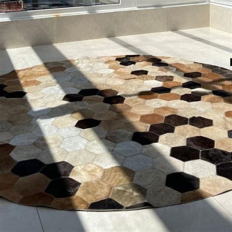 Hexagonal Rug Etsy