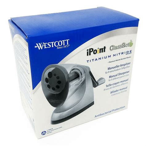 Westcott Ipoint Classact Manual Pencil Sharpener Superoffice