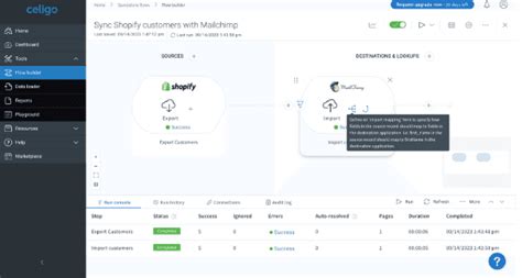 How To Build A Celigo Flow Integrate Shopify And Mailchimp To Sync