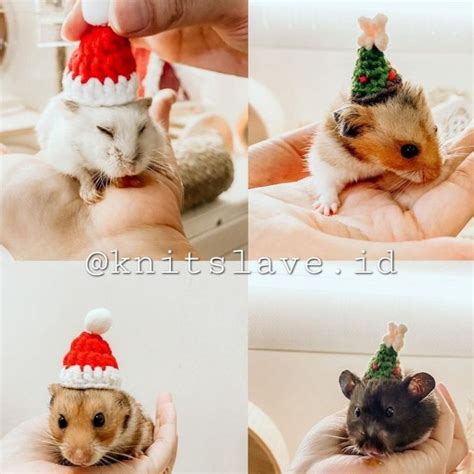 Jual Tipe Nyd366 Mini Hat Rajut Handmade Topi Kecil Topi Hamster Mini