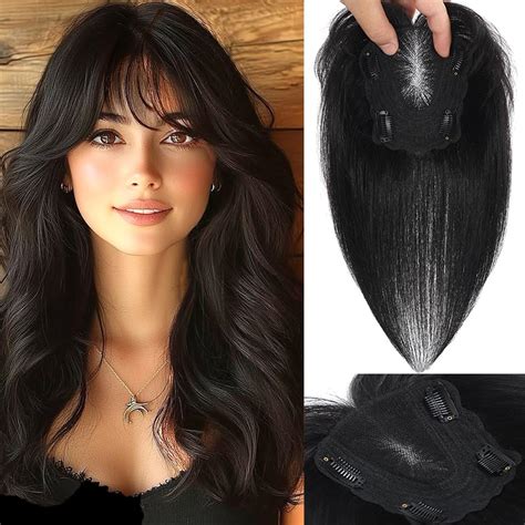 13 Gorgeous Human Hair Toppers With Bangs To Transform Your Look