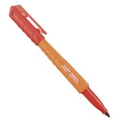 Klein Tools Skribes Fine Tip Permanent Marker Black 1 Pack Orange