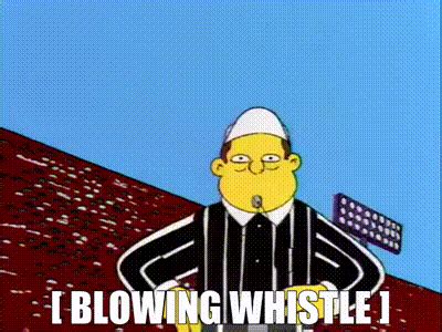 Blowing Whistle Cartoon