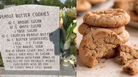Taking Recipe To The Grave Quite Literally An Engraved Recipe On A